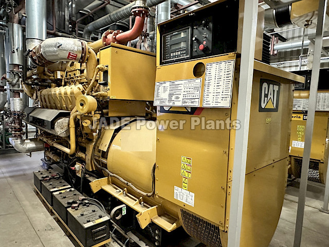 Gas Power Plant with 2 x CAT 1.2 MW Gas Generators with Heat Recovery ...
