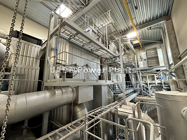 Biomass CHP Boiler Plant 5.4 MW Thermal and 995 kWe Turbine Capacity ...